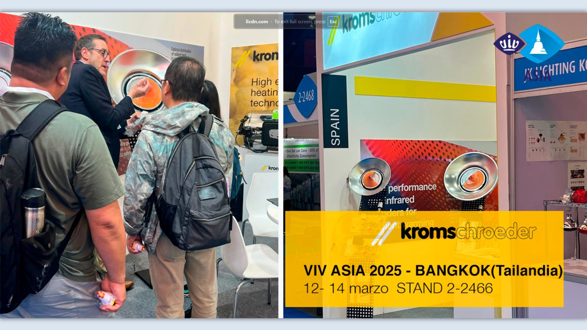 VIV ASIA 2025 - BANGKOK (Tailandia) / último día | Kromschroeder